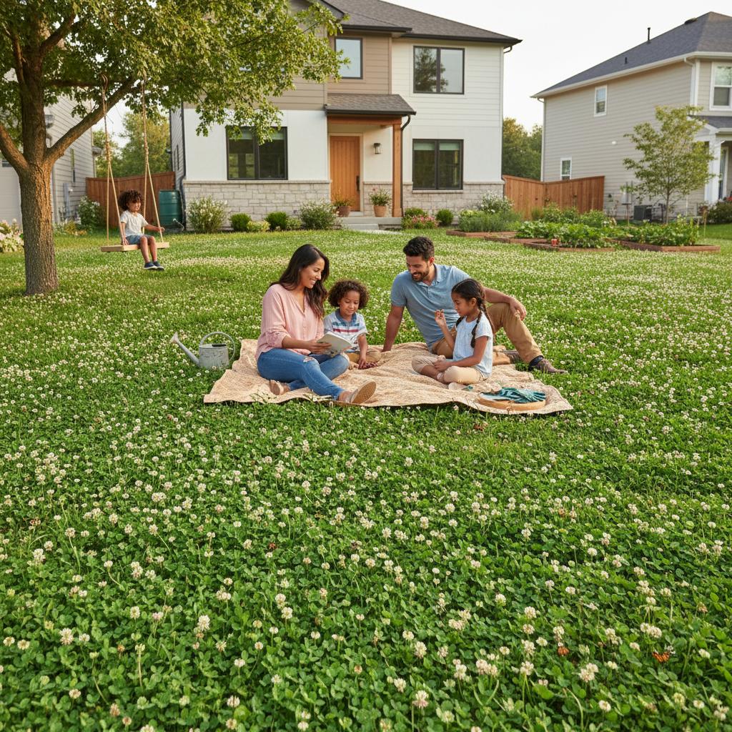 Low-Maintenance Clover Lawns: Natural Soil Enrichment and Eco Benefits | intepragardens.com ...