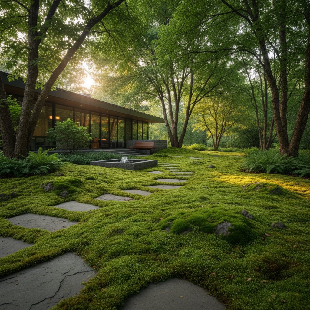 Moss Lawns: Thriving in Shade Where Grass Fails | intepragardens.com | Intepra Gardens ...
